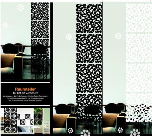 Raumteiler Vorhang - Viele Modelle - Mit Befestigung - Dachschräge